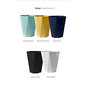 Sleek & Stylish Polygon Wastebasket, Garbag