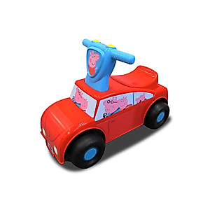 Peppa Pig Family Car Push n' Scoot Ride-on
