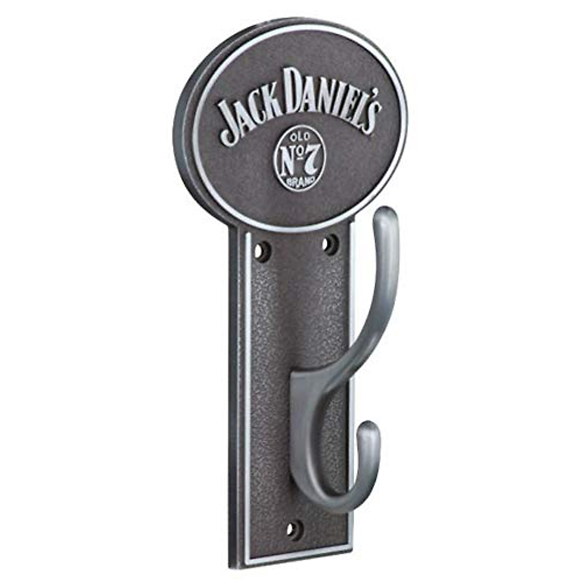 Jack Daniel's Old No. 7 Single Wall Coat Hook Whiskey 7" x 3.75" Bar Mudroom Pub