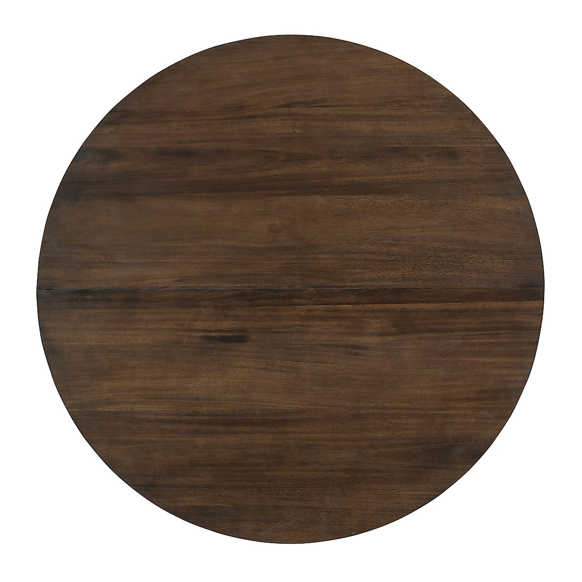 Merax Wood Extendable Round Kitchen Table and Chairs Set for 4-6 Persons Farmhouse Round Dining Table Set for Small Space, WalnutWash