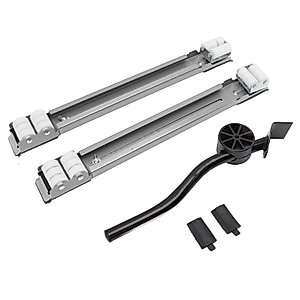 Furniture Dolly Mobile Roller, 300KG Load Bearing Extensible Appliance Roller, Fridge Stand Moving Cart with Adjustable Height Lifting Tool Lever for Washing Machines Refrigerators Dryers (Silver)