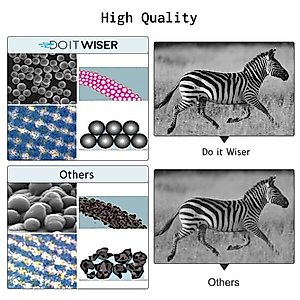 Do it Wiser Compatible Printer Toner Cartridge Replacement for Ricoh 841849 for use in Ricoh MP C6003 MP C4503 MP C5503 MP C6004 (1Pack - Black)