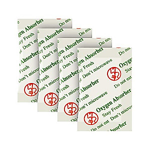 O2frepak 20CC(300-Pack) Food Grade Oxygen Absorbers Packets for Home Made Jerky and Long Term Food Storage,With Oxygen Indicator In Vacuum Bag and 3 times Oxygen Absorption Capacity