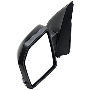 Kool Vue Driver Side Power Heated Mirror for Ford F-150 2015-2020 Power Fold With Signal Light, Blind Spot Monitor, Memory & Puddle Lamp Paintable