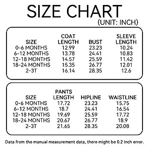 AIMISYOU Infant Fleece Jacket 6-9 9-12 Months Boy Clothes Baby Suit Winter Coat and Pants