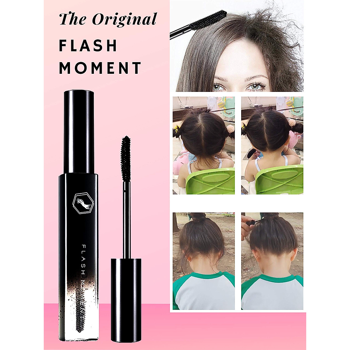 Anti Frizz Hair Flyaway Tamer Hair Mascara Flyaway Hair Stick - Hair Finishing Stick - Baby Hair Brush - Edge Brush for Baby Hair Frizzy Hair Products Glue Spray Hair Wax Stick Hair Gel For Women