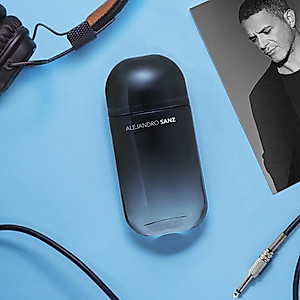 Alejandro Sanz, Mi Acorde, El, Fragrance, for Men, Eau de Toilette, EDT, 3.4oz, 100ml, Cologne, Spray, Blue, Black, Bottle, Made in Spain, by Tailored Perfumes