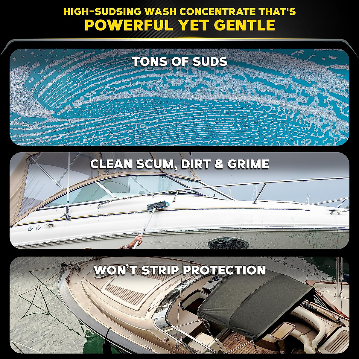 Meguiar's M4364 Marine/RV Boat Wash - 64 Oz Container