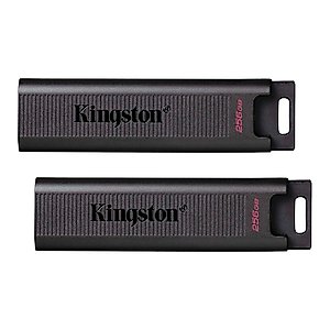 Kingston DataTraveler Max 256GB USB-C Flash Drive with USB 3.2 Gen 2 Performance - 2 Pack