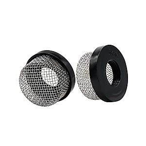 YESHINDA 2 Pack of Stainless Steel Mesh Strainer 3/4"- 14, Aerator Screen Strainer Stainless Compatible for Livewell Pump and Baitwell