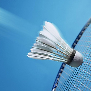 Tbest Goose Shuttlecocks,3Pcs Professional Training Sport Badminton Balls Birdies Badminton Shuttlecocks with Great Stability and High Speed for Outdoor Indoor Sport