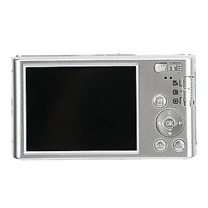4K Digital Camera, 16X Digital Zoom 44MP Vlog Camera, 2.8in Screen, Built in Fill Light, Support USB Data Transmission, Anti Shake, for Beginners and Children (Silver)