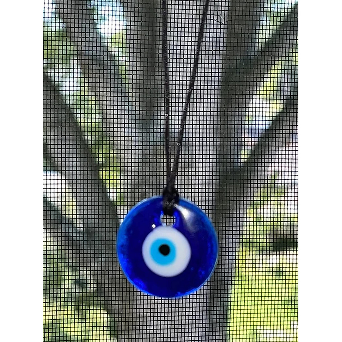 Long tiantian Evil Eye Necklace for Women Men Necklace Evil Eye Jewelry Blue Turkish Glass Leather Rope Pink Lucky Protection Necklace Jewelry Valenty Day Gifts for Men Women