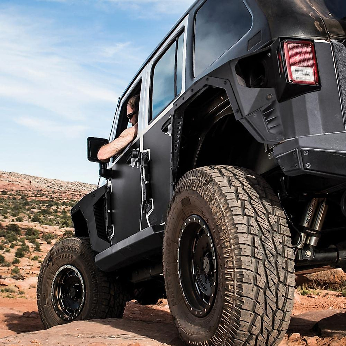 Smittybilt 76883 - XRC Gen2 Front Armor - Fits 07-18 Wrangler JK, 2 & 4 Door