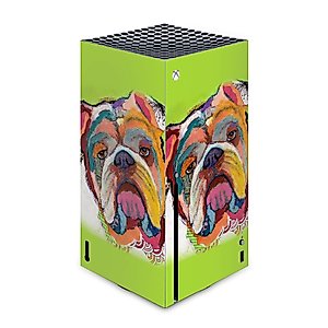 Head Case Designs Officially Licensed Michel Keck Bulldog Art Mix Vinyl Sticker Gaming Skin Decal Cover Compatible With Xbox Series X Console