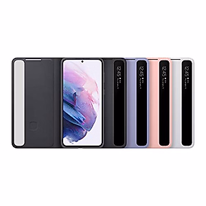 Samsung Galaxy S21+ Case, S-View Flip Cover - Black (US Version)