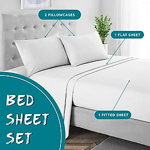 Fizzenobia Gnome Decor - Gnome Sheets California King Sheet Sets - Kids Girls Bed Sheets & Bedroom Decor - Soft Breathable Microfiber Deep Pocket Patterned Bedding Sheets & Pillowcases