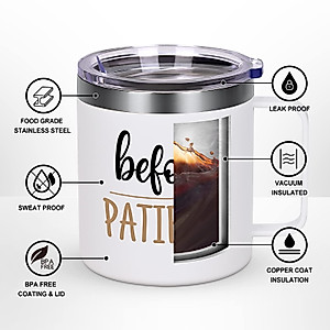 LiqCool Doctor Gifts for Women Men, Before Patients, After Patients Set Nurse Mug & Tumbler, Medical Assistant Gifts, Nurse Gifts for Women, Doctors, Dentists, Dental Assistant, 12oz