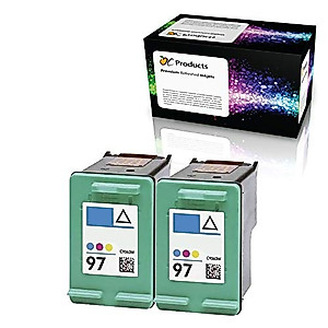 OCProducts Refilled Ink Cartridge Replacement for HP 97 for Officejet 7310 7210 Deskjet 9800 6988 6980 PhotoSmart 8050 (2 Color)