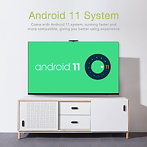 MXQ Android 11.0 TV Box Media Player Amlogic S905W2 Quard-core 2G+16G WiFi Ultra HD 4Kx2K up to 60fps 2.4G/5G BT 5.1 Smart OTT TV Box Video Player for Home Entertainment