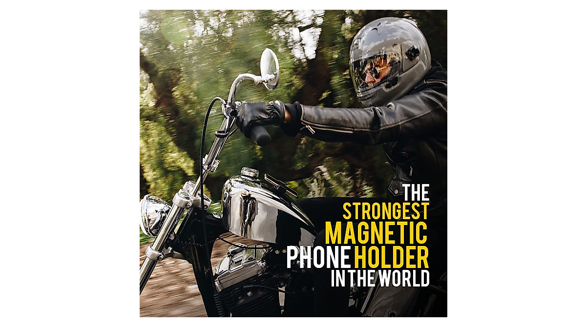 FREAKMOUNT Magnetic Motorcycle Phone Mount | Heavy-Duty Bike Holder