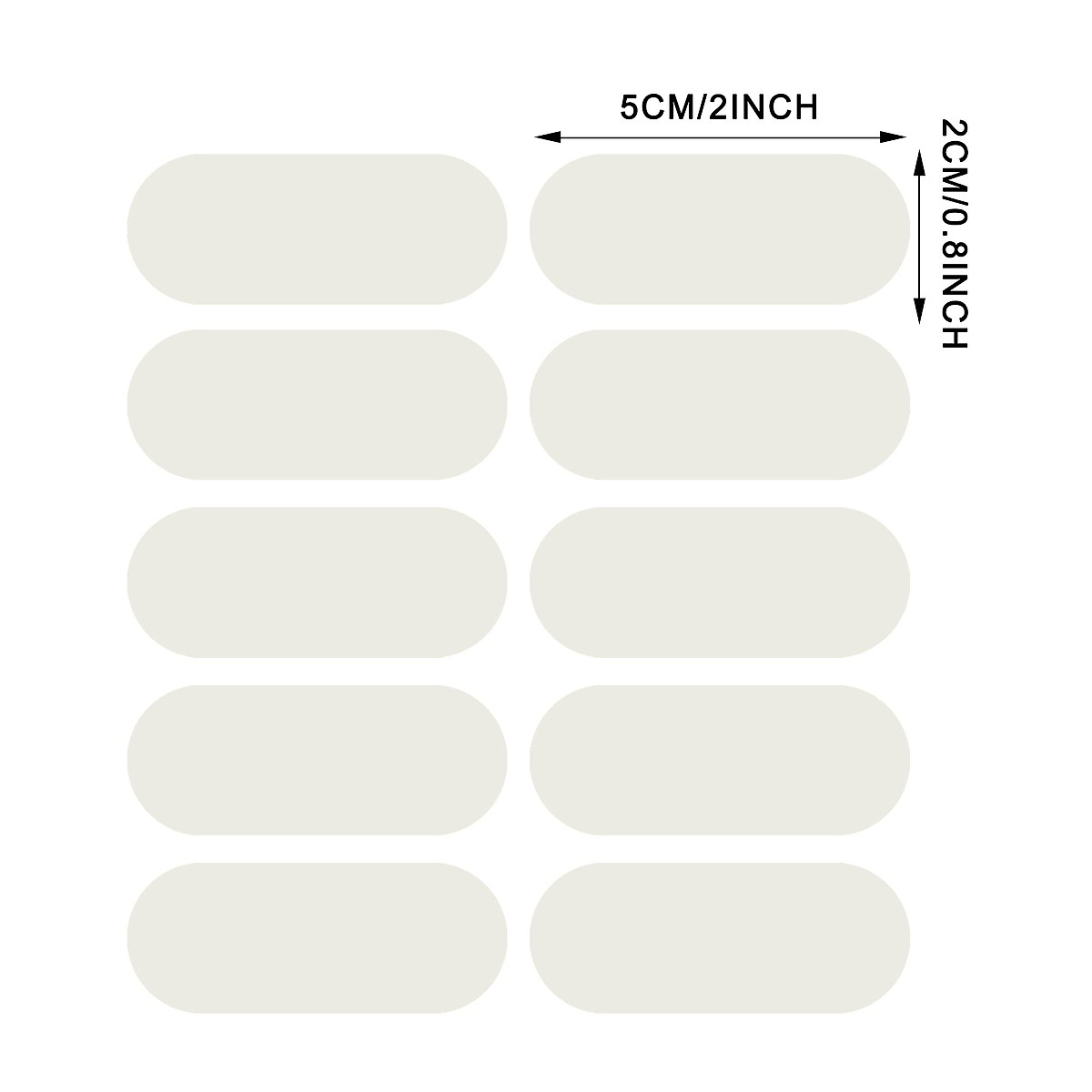 TOMALL 20pcs Glow in The Dark Tape Stickers Switch Button Night Safety Luminous Decals Accessories for Car Bike Motorcycle Safety Exit Sign Stairs Walls Decoration Stickers (Blue)