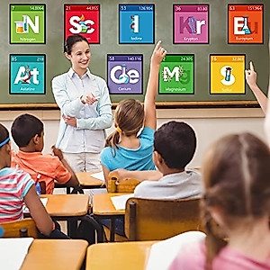 10Pcs Science Classroom Decoration Science Banner and Poster for Teachers Scientist Bulletin Board Set Science Posters Science Lab Cutout for Elementary Middle Preschool Office Supplies (Simple)