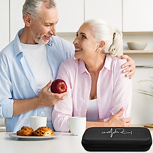 Clinical Bag For Nursing Students,Stethoscope Case with Handle, Nursing Bags for Nurses, Portable Waterproof Shockproof Stethoscope Accessories, Black