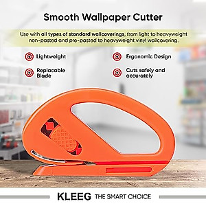 Zinsser SureGrip 122 Heavy Duty Wallcovering Adhesive, Wallpaper Glue + KLEEG Wallpaper Smoothing Tool, Wallpaper Tools Kit, Wall Paper Adhesive, Vinyl Wallcovering