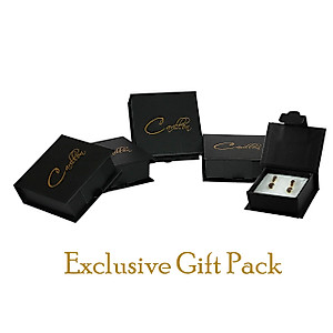 Carillon Stunning Green Amethyst Natural Gemstone Cushion Shape Drop Dangle Engagement Earrings 925 Sterling Silver Jewelry | Yellow Gold Plated