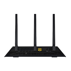 NETGEAR Nighthawk R7350 AC2400 Router: Fast Beamforming Wi-Fi for Gaming, 4K UHD Streaming. 2400Mbps, 2500 Sq Ft, QoS, Dual Core, 2.4 + 5GHz, 5 x GIGABIT + USB 3.0 Port, Smart WiFi Router R7350-NAS