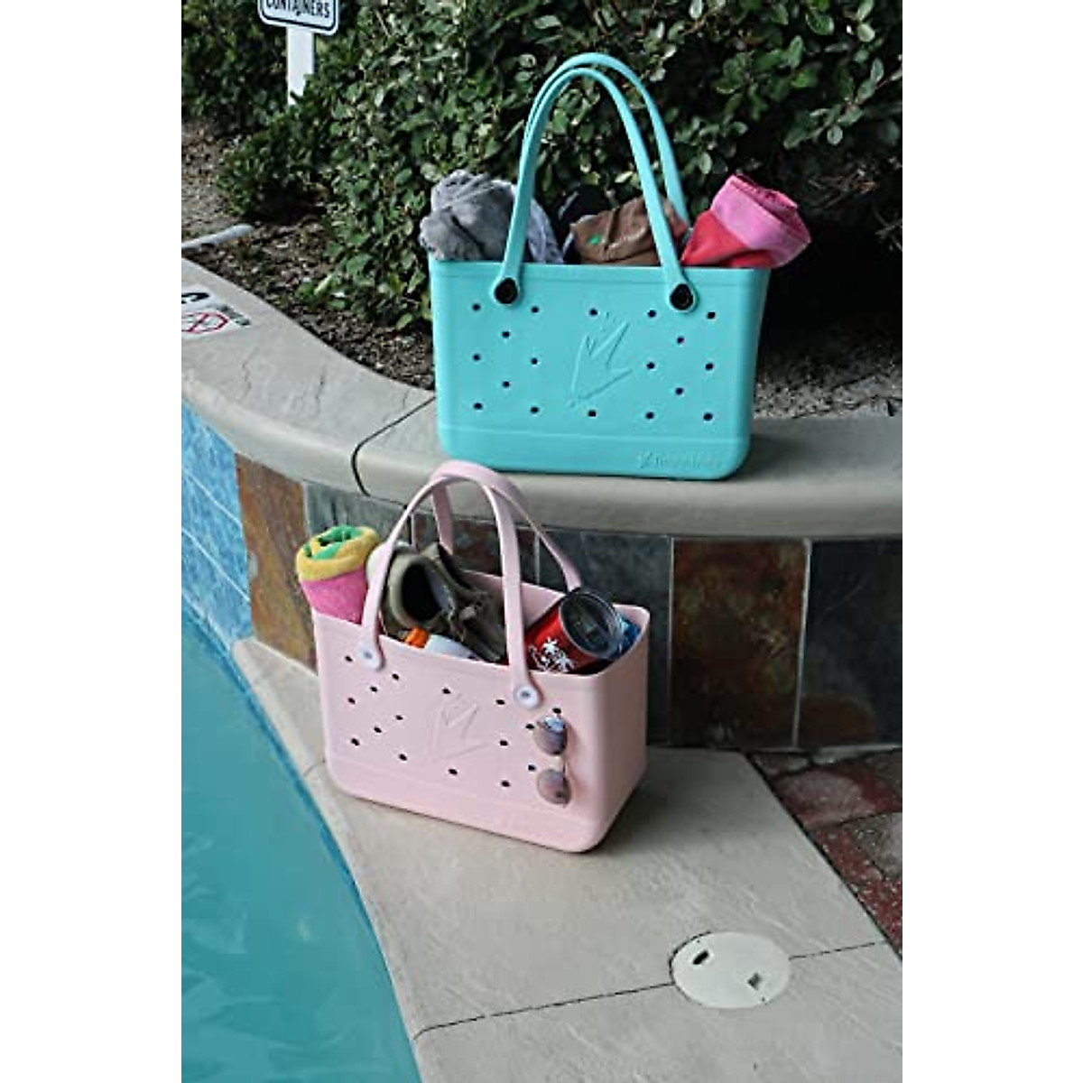 FROGG TOGGS womens Tote Lightweight, Washable Eva Beach Beyond HANDBAG, Cool Gray, Cool Gray US