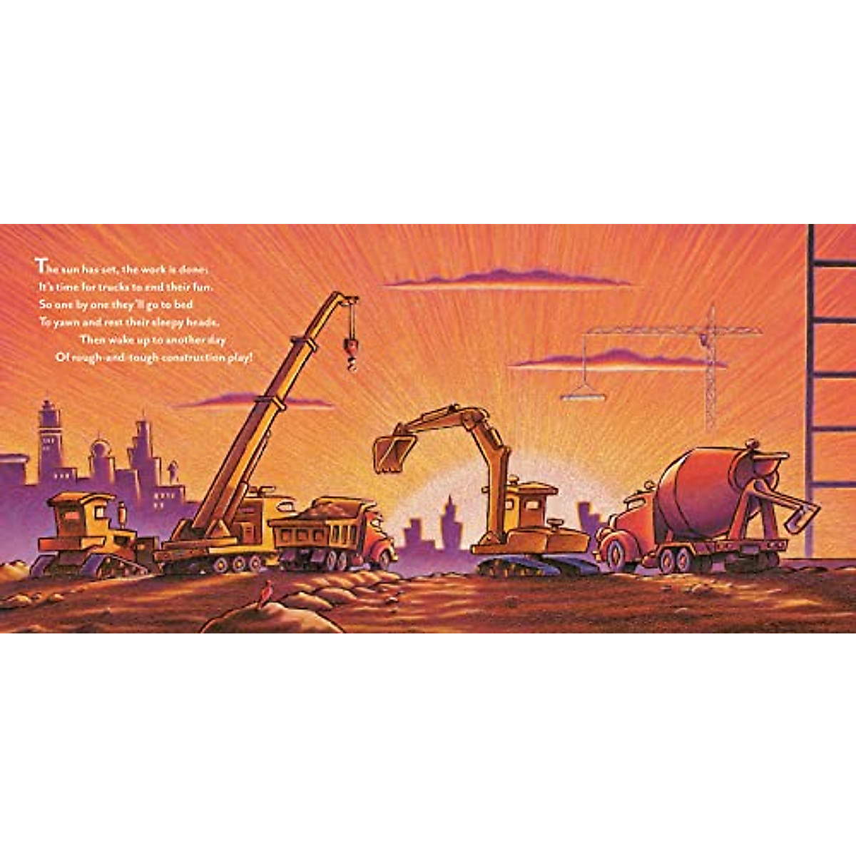 Goodnight, Goodnight Construction Site (Board Book for Toddlers, Children's Board Book)