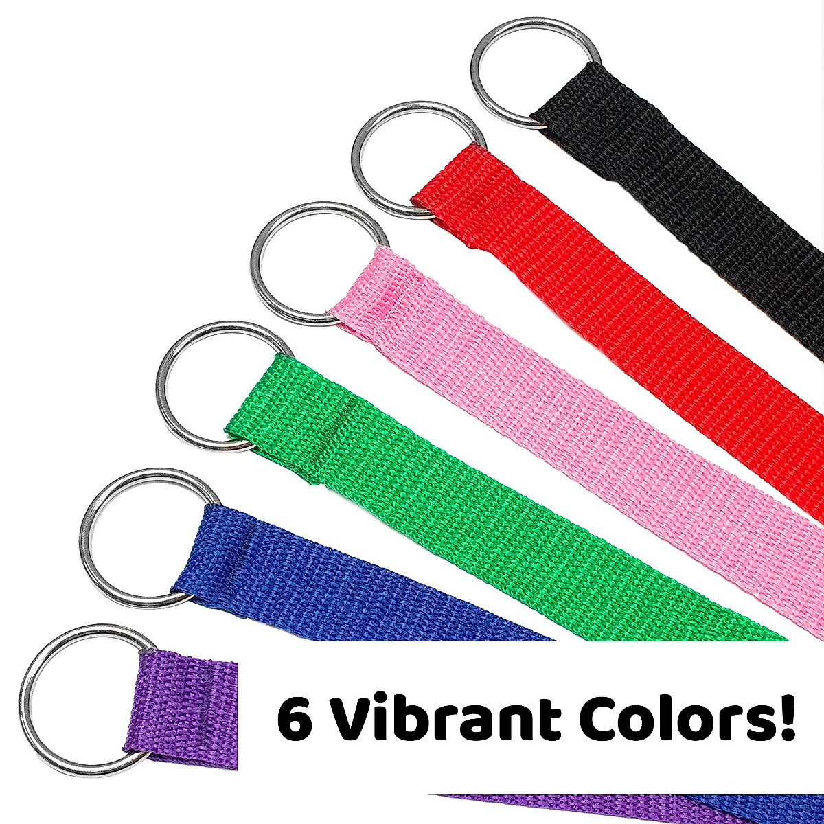 Downtown Pet Supply - 6ft Dog Kennel Slip Lead Dog Leash - Veterinarian, Dog Grooming, Daycare & Animal Rescue Dog Supplies - One Size Leads for Dogs Bulk - 1" Thick 6 Pack
