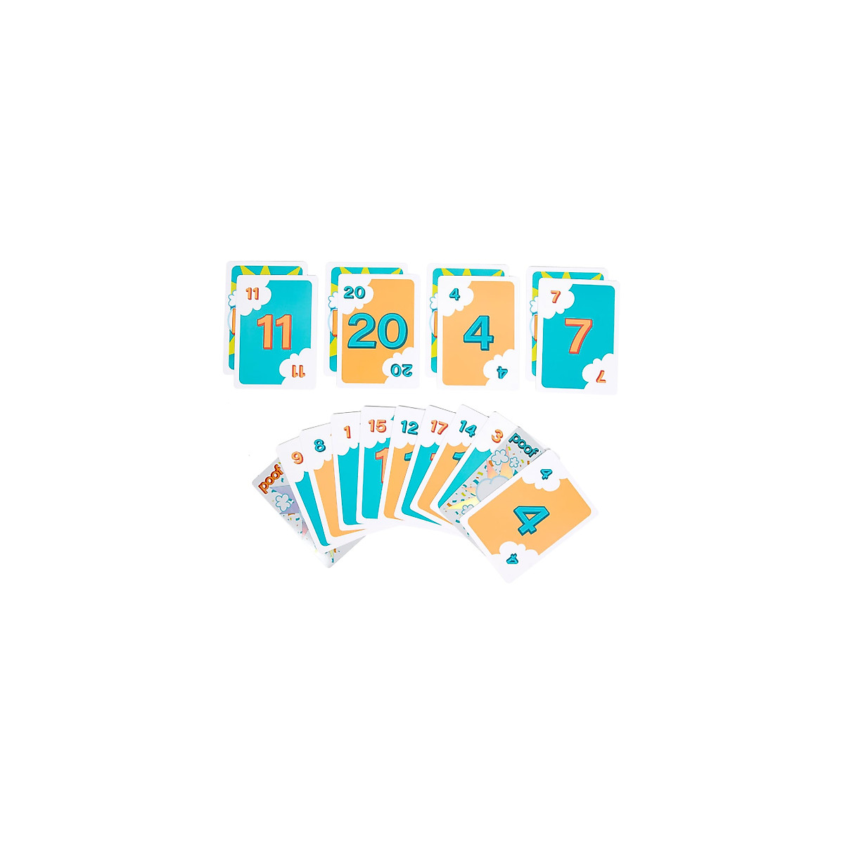 Bidson Games Poof The Game - Quick to Learn, Easy to Play Casual Card Game for Friends and Family Alike, Groups Large and Small - Game Nights, Parties, Gifts, and Travel