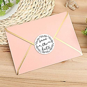 120 x Save The Date Stickers, Wedding Labels, Wedding Invitation Seals, Save The Date Labels, Envelope Seals, Envelope Labels, Wedding Stickers