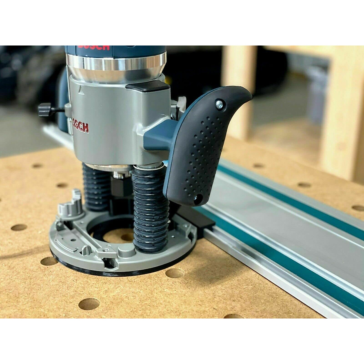 ToolCurve Guide Rail Adapter Compatible with Bosch 1617 Router - Made in USA!