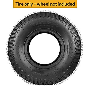 WEIZE 18X9.50-8 Lawn Mower Tire, 18X9.5-8 Tractor Turf Tire, 4 ply Tubeless, 1040lbs Capacity, Set of 2