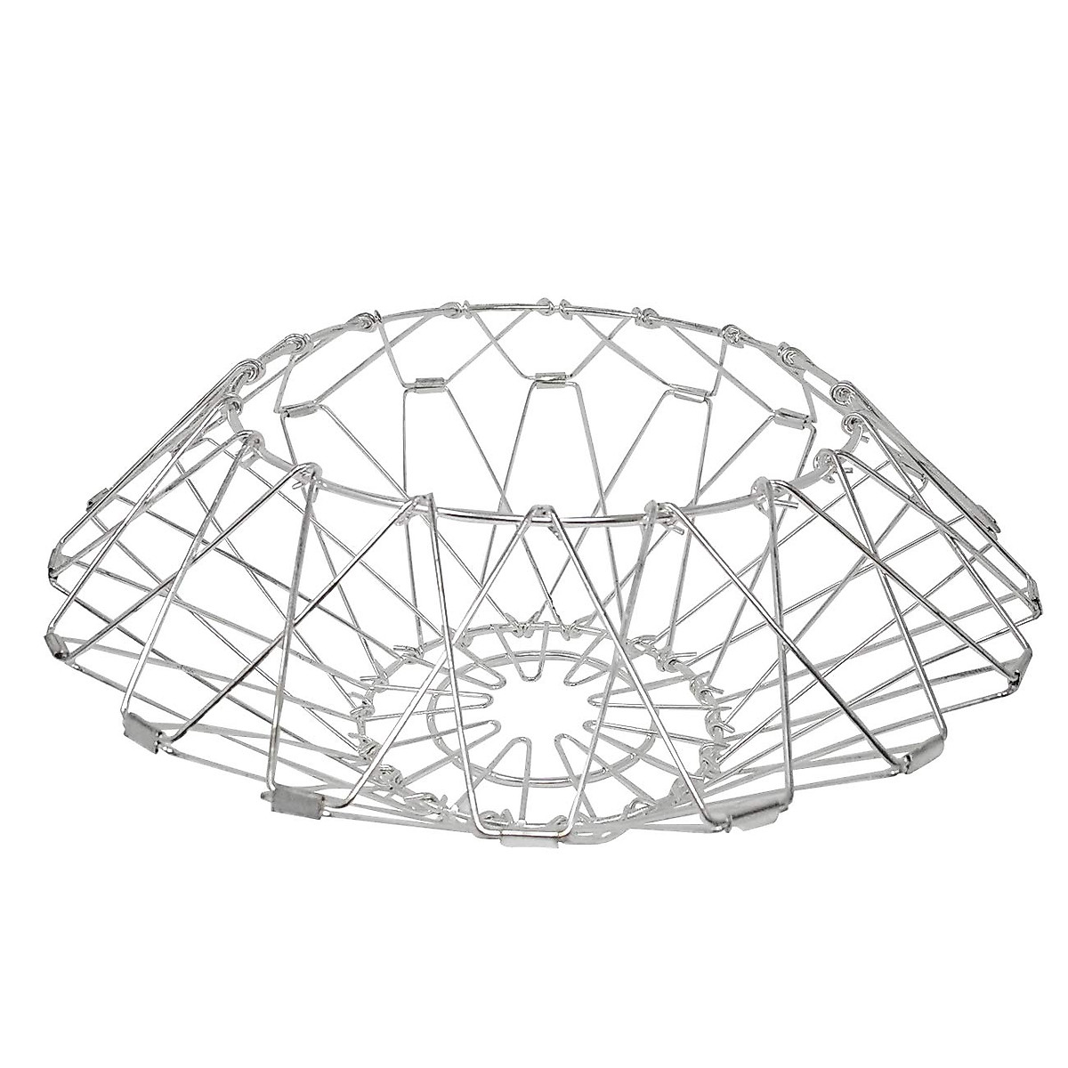 Decorative Flexible Wire Folding Fruit Basket by Trademark Innovations