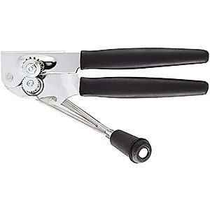 SoB Commercial Can Opener Manual Heavy Duty - Easy to Use with Comfortable Easy Crank Handle - Swing Grip Design, Hand Can Opener, Includes Built in Bottle Opener