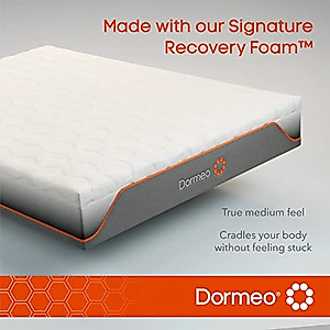 Dormeo Recovery 10" Queen Mattress with Signature Recovery Foam and Pressure Relieving Octaspring Technology, Medium Feel Queen Size Mattress - 80” L x 60” W x 10” H
