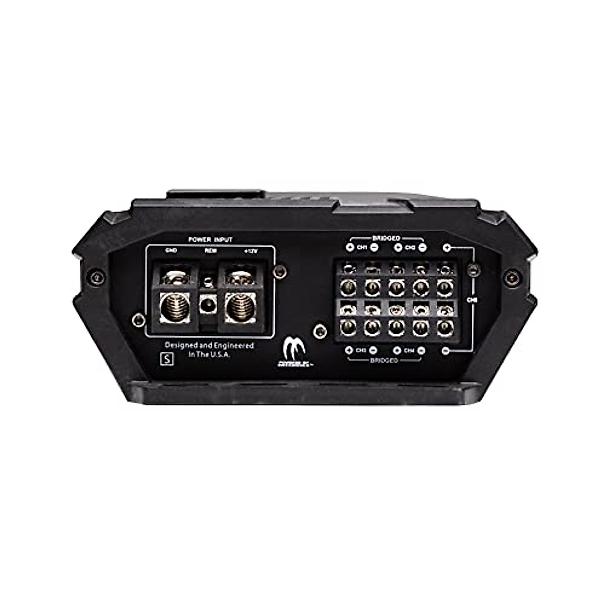 Hifonics ZTH-1625.5D Zeus Theta Compact Five Channel Car Audio Amplifier (Silver) – Class D Amp, 1600-Watt, Onboard Electronic Crossover, Built-in Bass Control, Bridgeable, Bass Remote Included
