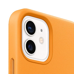 Apple iPhone 12 and iPhone 12 Pro Leather Case with Magsafe - California Poppy