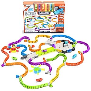 HEXBUG Nano Zone, Sensory Toys for Kids & Cats with Over 60 Pieces & 5 Nano Bugs, STEM Kits & Mini Robot Toy for Kids Ages 3 & Up, Batteries Included