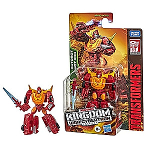 Transformers Toys Generations War for Cybertron: Kingdom Core Class WFC-K43 Autobot Hot Rod Action Figure - Kids Ages 8 and Up, 3.5-inch