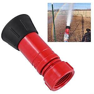 Fire Hose Nozzle, Heavy Duty Water Distribution Nozzle, 1-1/2 Inch NSTNH Fire Hose Nozzle, High Pressure Sprinkler