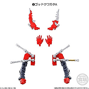 Bandai Shokugan Super Mini PLA Ohsama Sentai King-Ohger Shugod Gattai Series 01 King Ohger Set