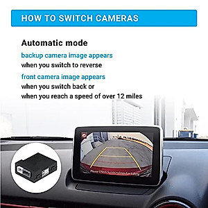 RFCC TTG2 Car Camera Control Switch System for Toyota Touch 2/Entune Front View Camera Adapter