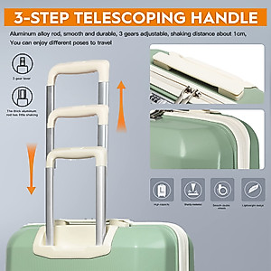 Joyway Luggage 5 Piece Sets， Lightweight Rolling Hardside Travel Luggage with TSA Lock，Luggage Set Clearance，Suitcase with Spinner Wheels for Women