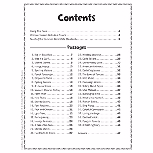 Scholastic Teaching Resources SC-546056 Comprehension Skills Gr 5 40 Short Passages For Close Reading